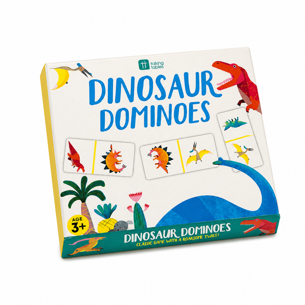 Party Dinosaur Dominoes Game – Talking Tables UK Trade