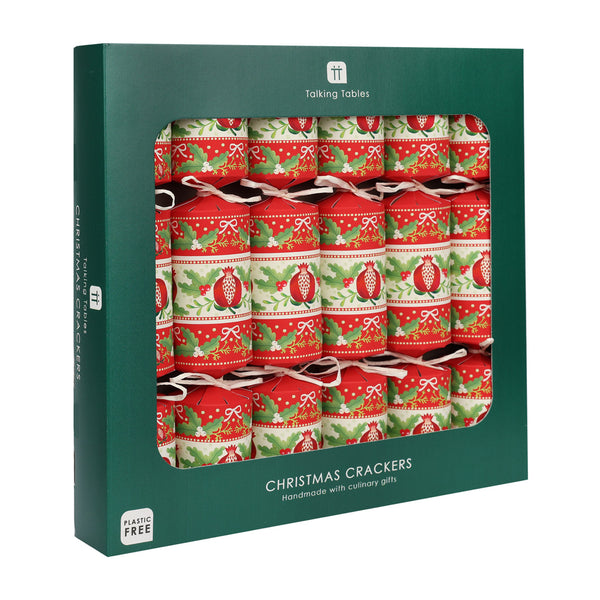 Wholesale Folklore Red Christmas Crackers - 6 Pack | UK Trade ...