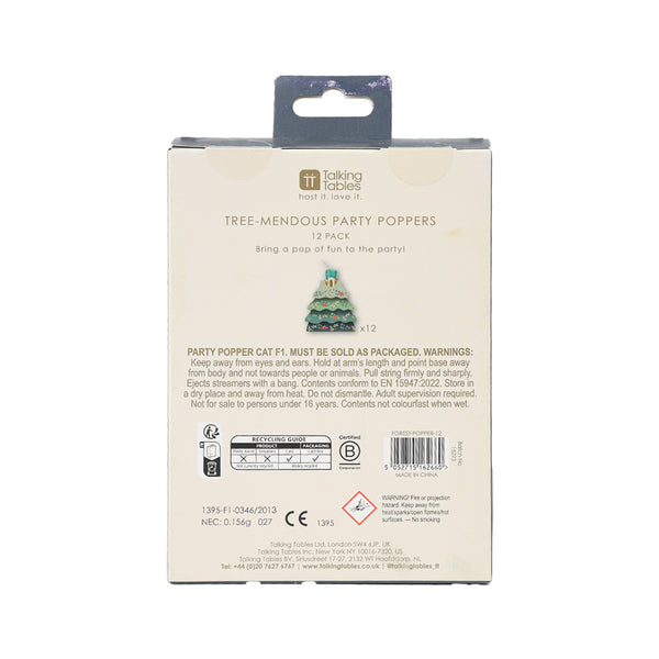 Wholesale Forest Christmas Tree Poppers - 12 Pack | UK Trade ...