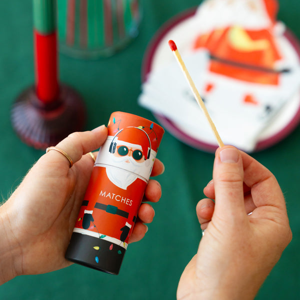 Santa Christmas Matches - 45 Matches – Talking Tables UK Trade