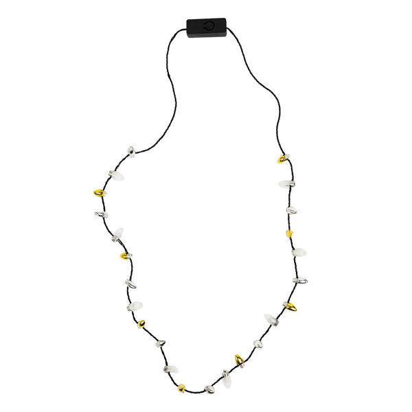 Gold & Silver Light Up LED Necklace – Talking Tables UK Trade