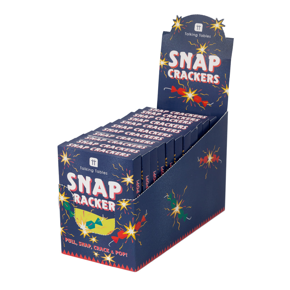 Indoor Snap Crackers - 10 Pack - POS Unit – Talking Tables UK Trade