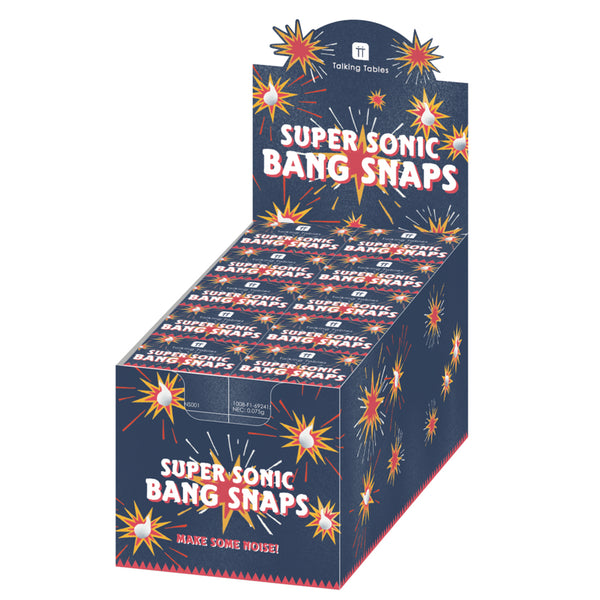 Indoor Throw Fun Snaps - POS Unit of 50 – Talking Tables UK Trade