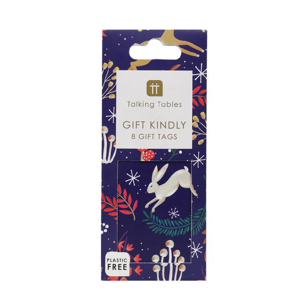 Twilight Blue Christmas Gift Tags - 8 Pack – Talking Tables UK Trade