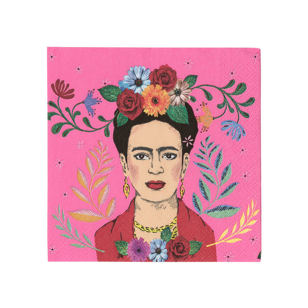 Wholesale Pink Frida Kahlo Cocktail Napkin - Pack of 20 – Talking ...